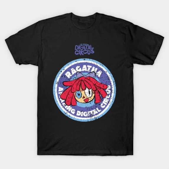 Ragatha Circle Emblem The Amazing Digital Circus Grunge Top Unisex T ...