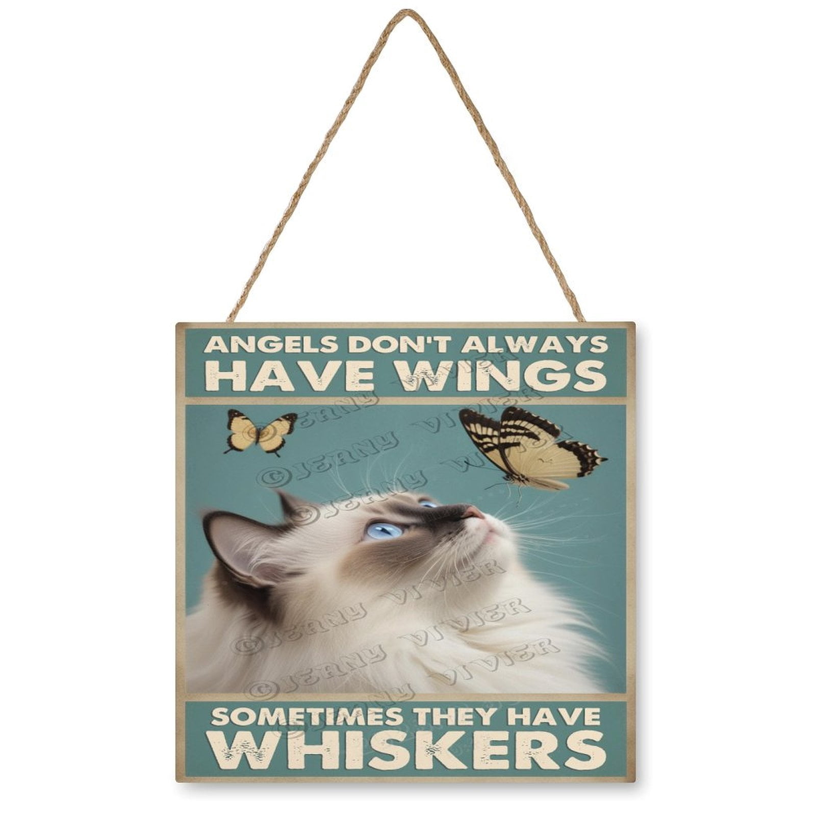 Ragdoll Cat Funny Cat Wood Sign Cat Gift for Cat Lover Gifts Cat Wooden ...