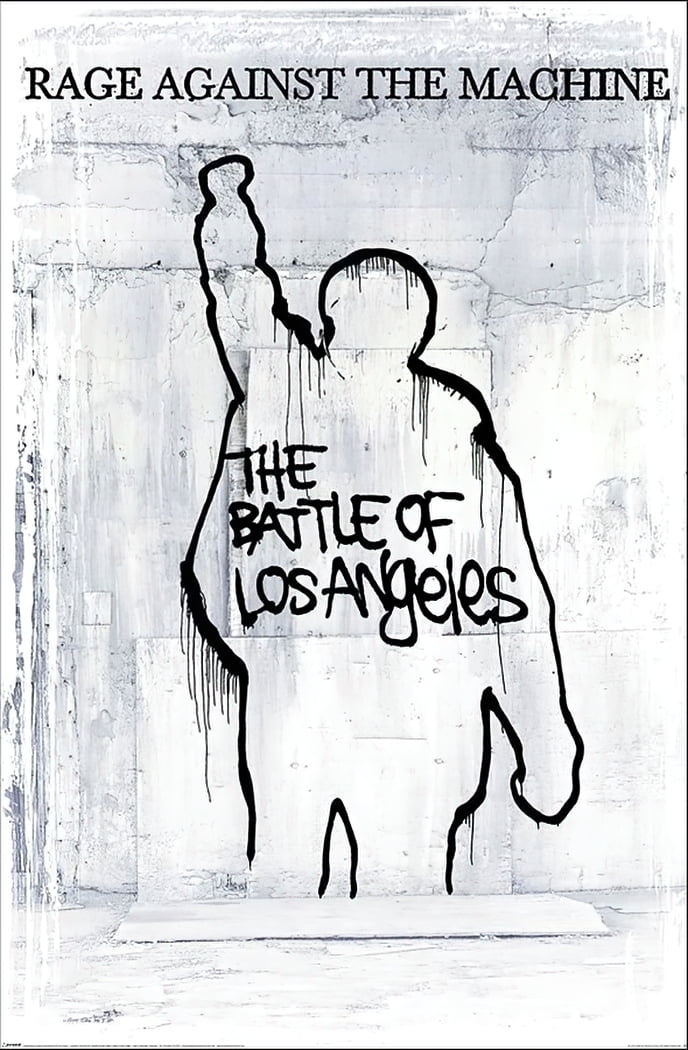 Rage Against The Machine - Music Poster (The Battle Of Los Angeles ...