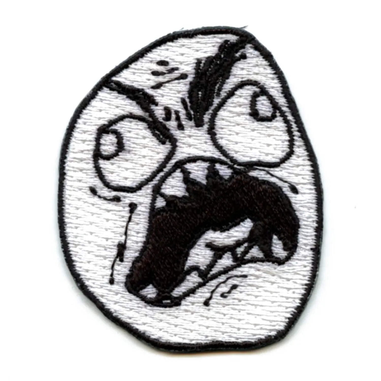 Rage Face Emoji Meme Iron On Embroidered Patch - Walmart.com