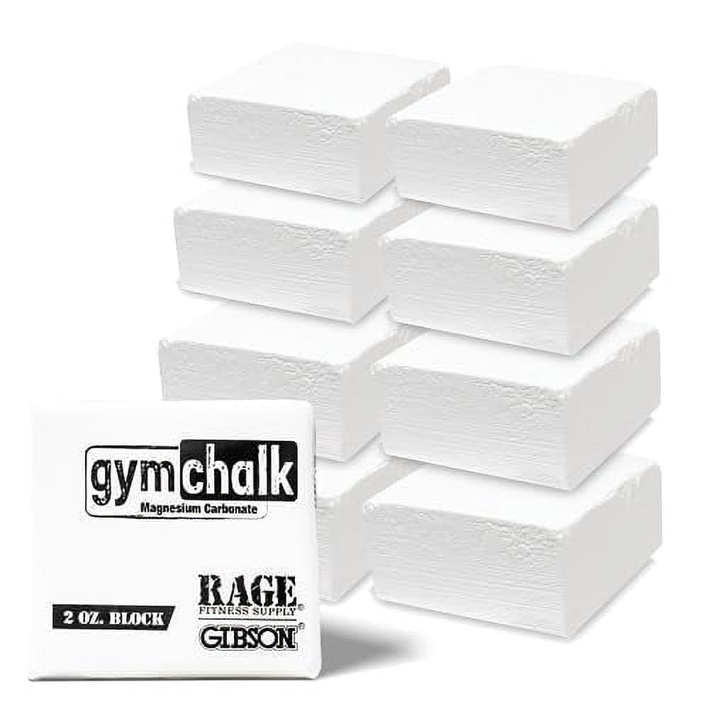 Rage Fitness Gymnastic Chalk Blocks, 8-Pack Magnesium Carbonate, 1 lb ...