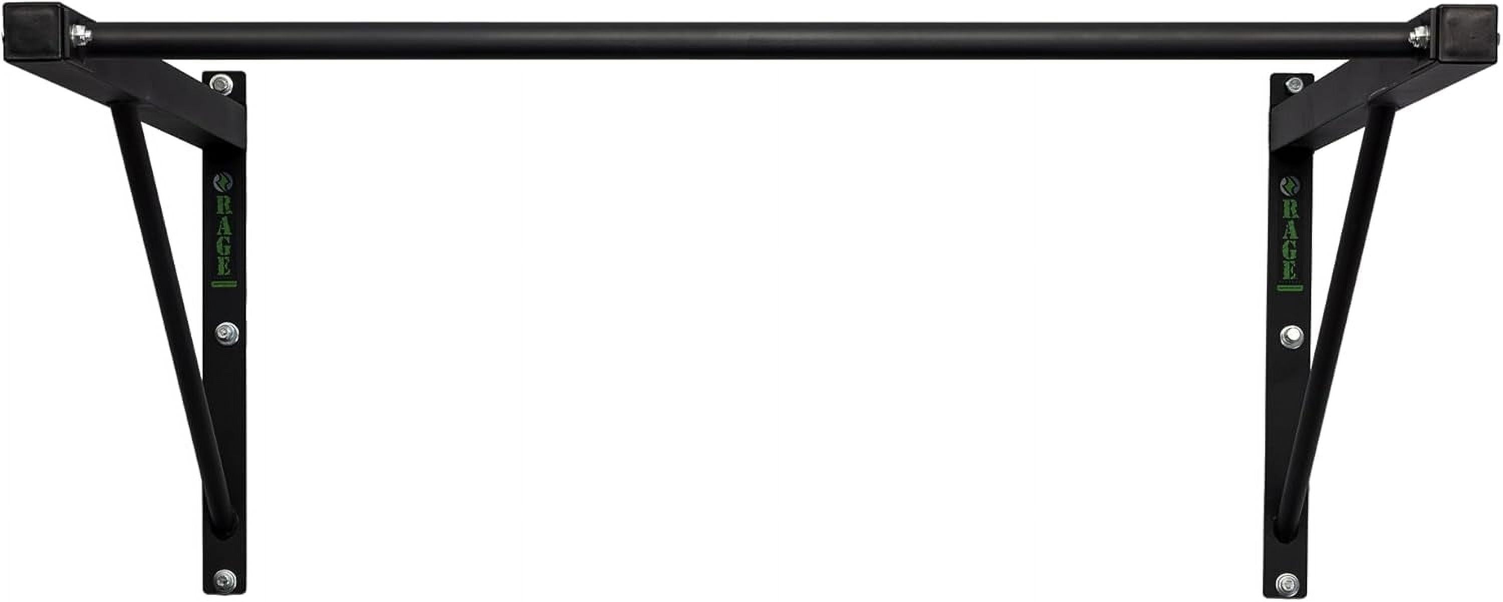 Rage Fitness Wall-Mounted Pull-Up Bar – 500 lbs Capacity, Heavy-Duty ...