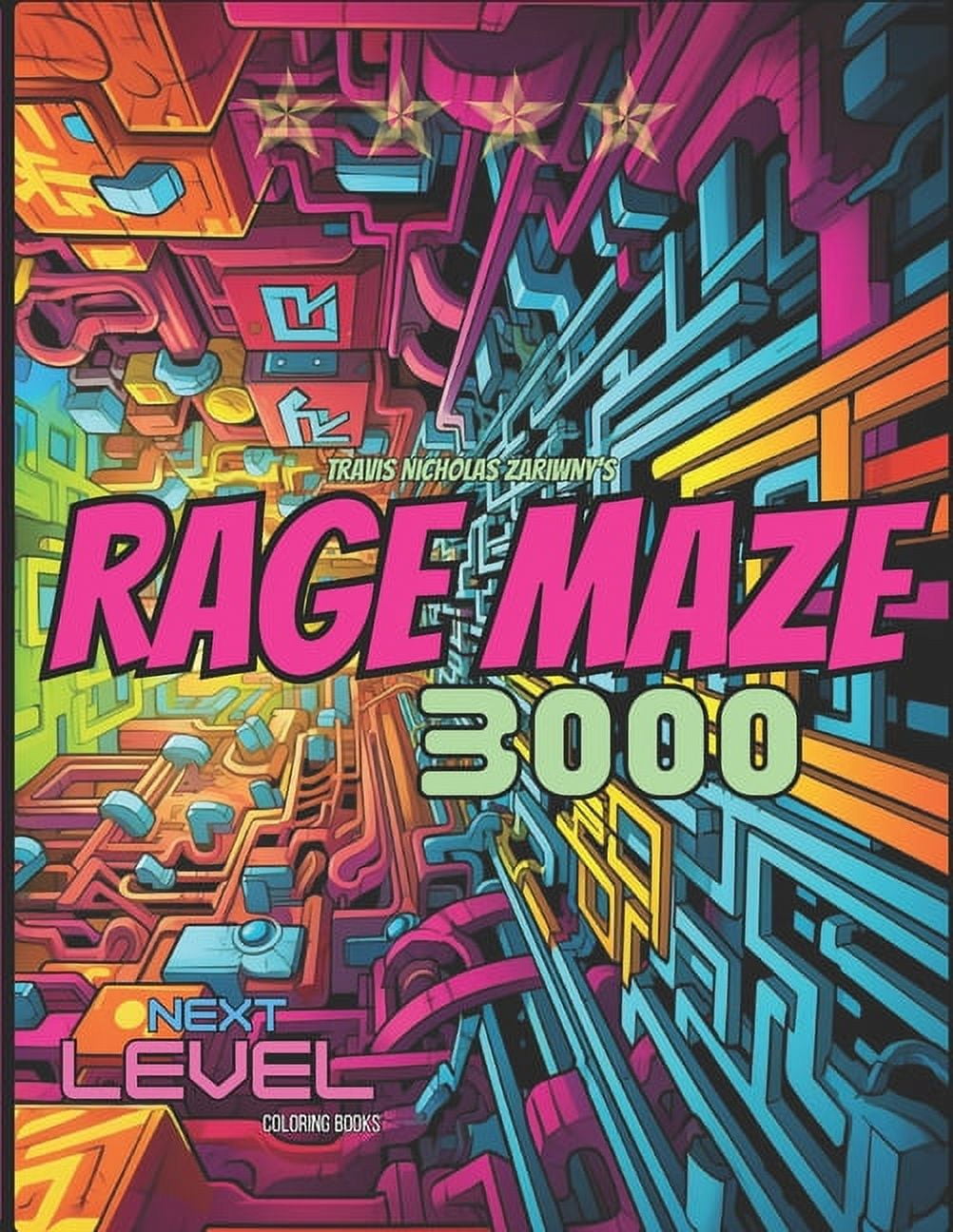 Rage Maze 3000: Color detailed illustrations of unique characters in ...