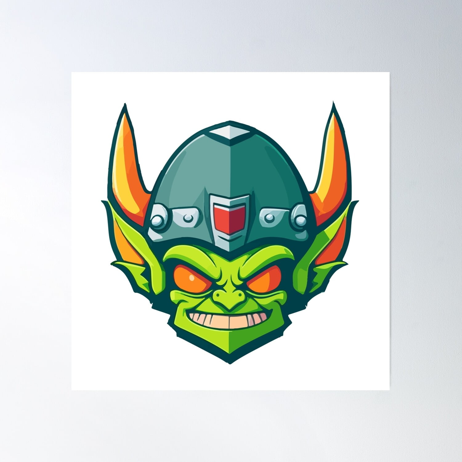 Rage Of Goblin Poster Wall Art, Modern Wall Decor, 16x16 UNFRAMED ...