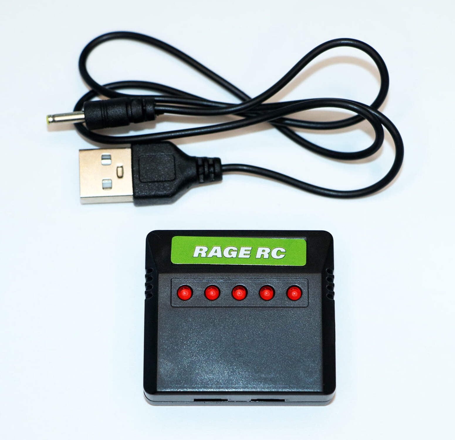 Rage RC A1351 5-Port 1S USB Micro Charger for Micro Warbirds, Super Cub ...