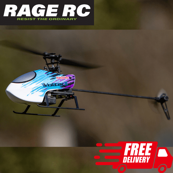 Rage RC Helicopter Volitar X Micro Heli w Stability System & Stunt Mode ...