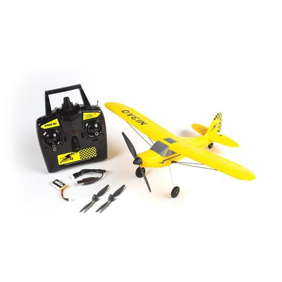 Plastiflex Micro Sport Cub 400 RC Airplane, 3-Channel, RTF with PASS ...