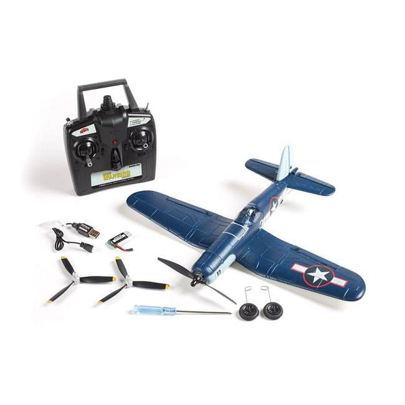 Rage RC F4U Corsair Jolly Rogers Micro RTF Model Plane with Pilot ...