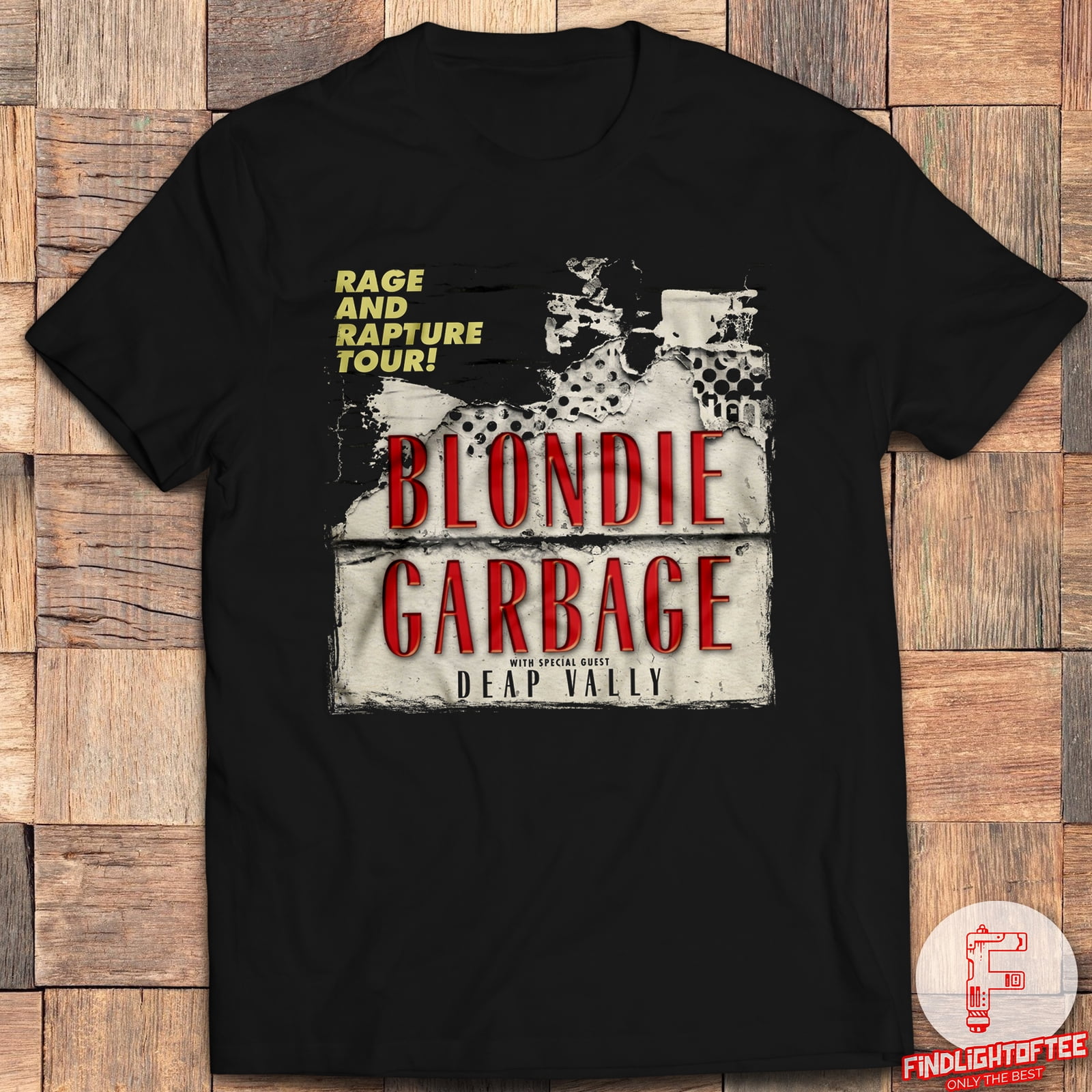 Rage and Rapture Tour T-Shirt Blondie Autoamerican Heart Of Glass ...