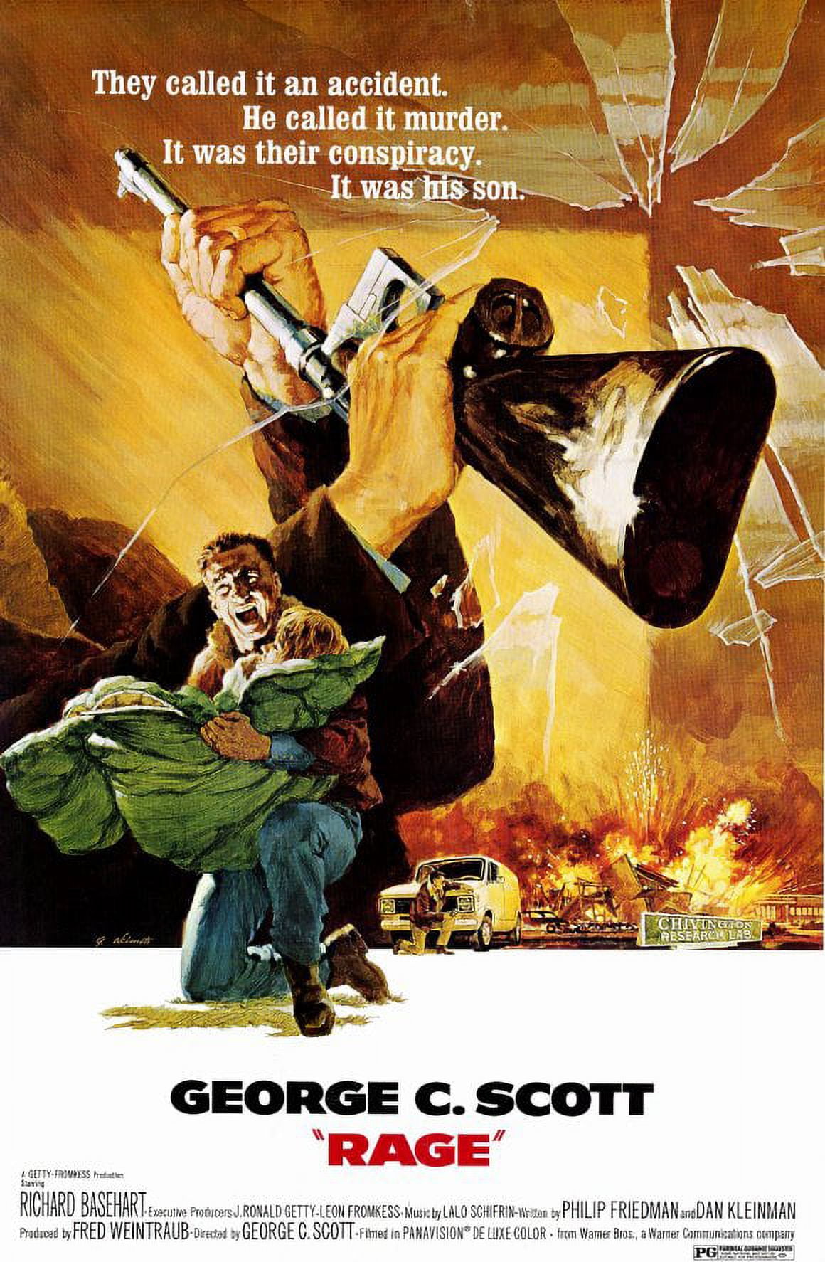 Rage - movie POSTER (Style A) (11" x 17") (1972) - Walmart.com