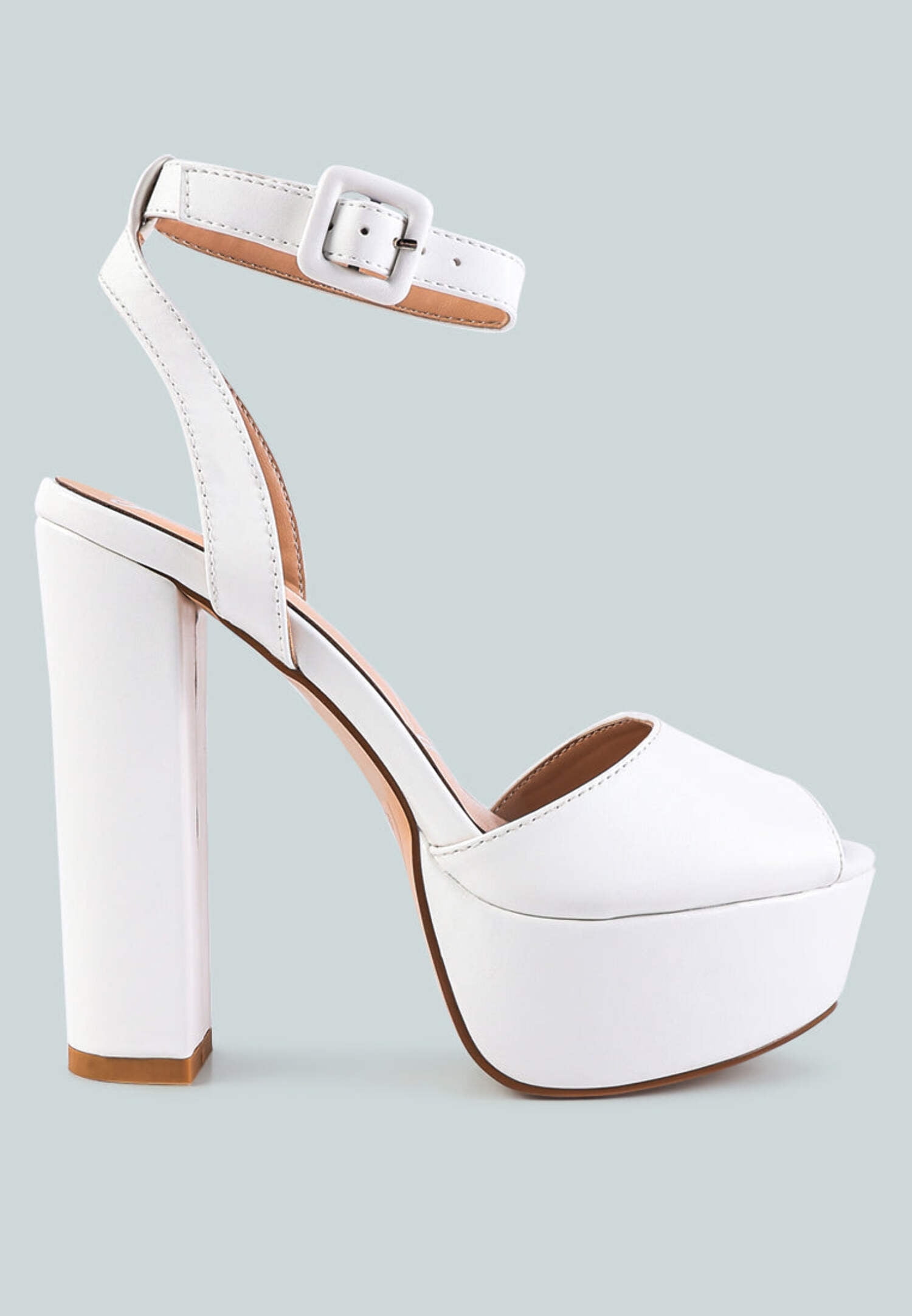 Rager Peep-Toe High Platform Block Sandals - Walmart.com