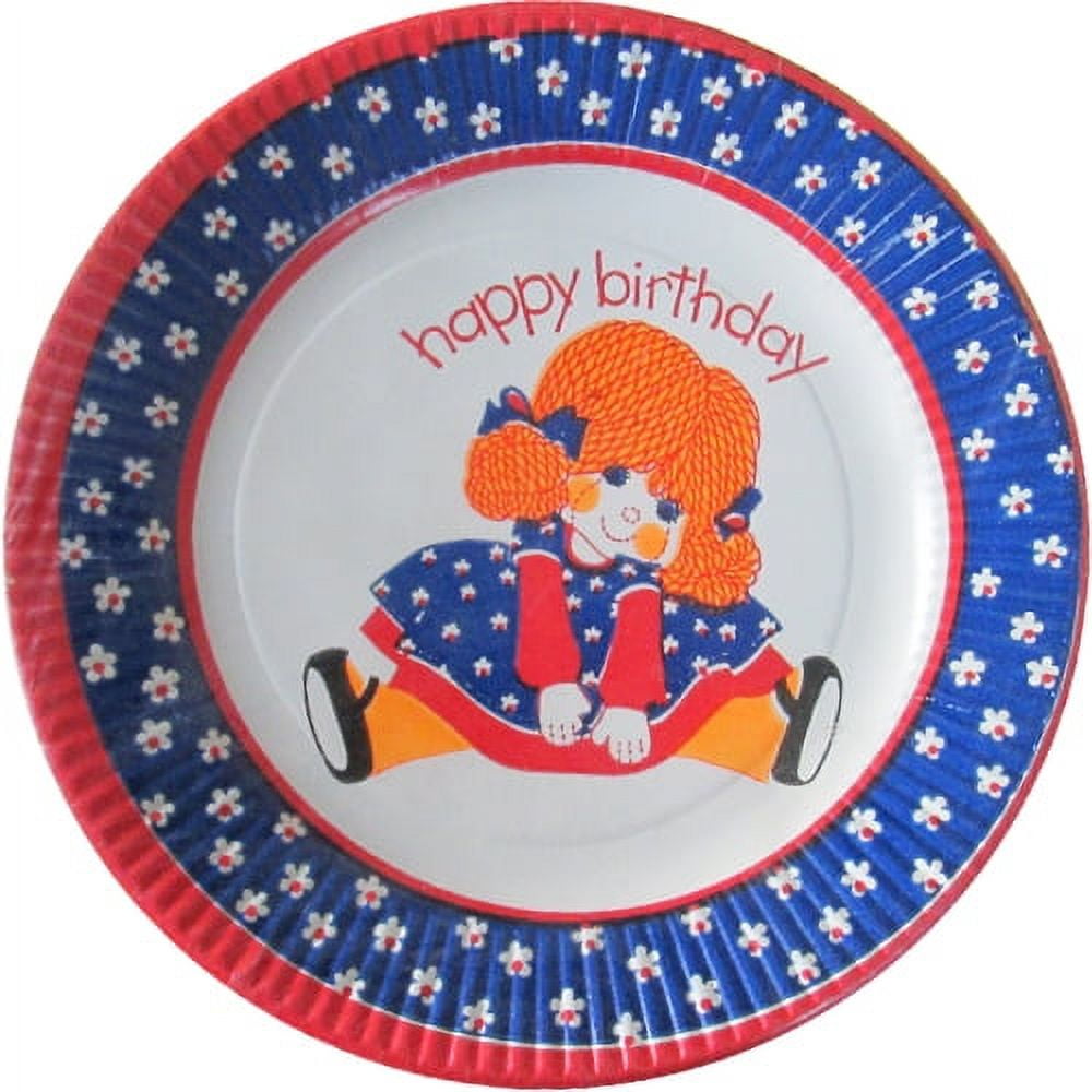 Raggedy Ann Vintage 1970s Small Paper Plates (8ct) - Walmart.com