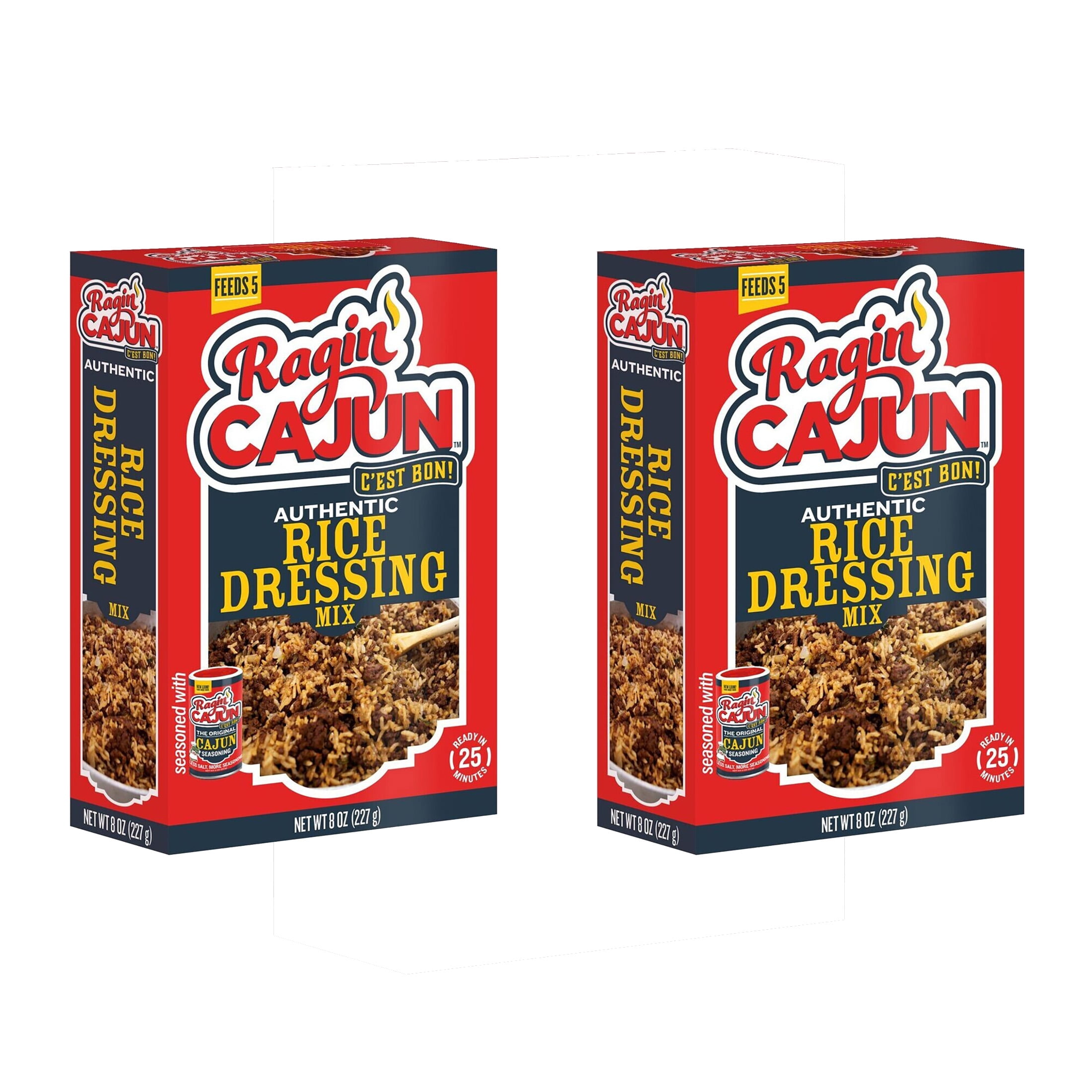 Ragin' Cajun Authentic Rice Dressing Mix (2 Pack) - Walmart.com