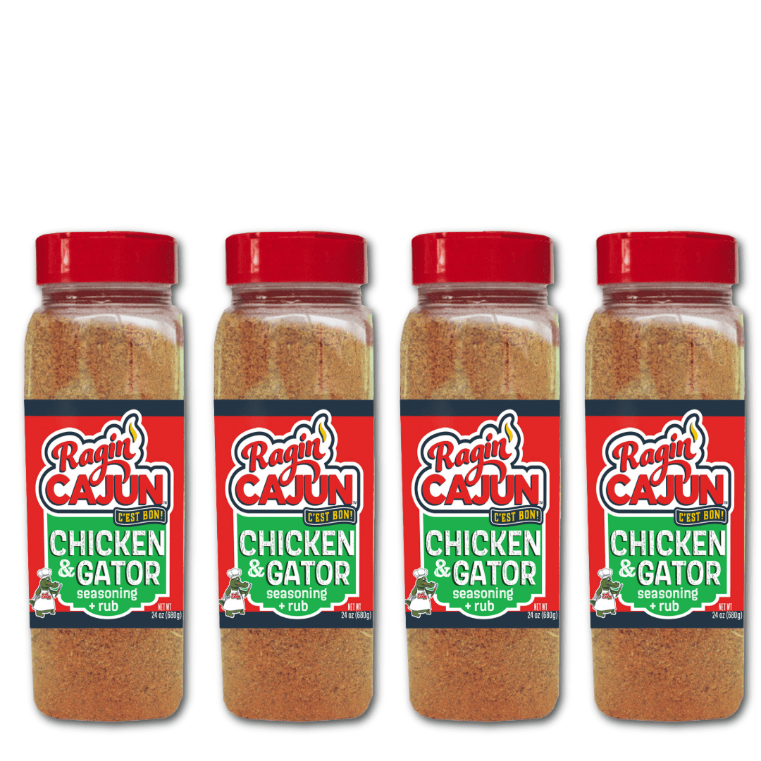 Ragin' Cajun Chicken & Gator Seasoning 24oz - 4 pack - Walmart.com