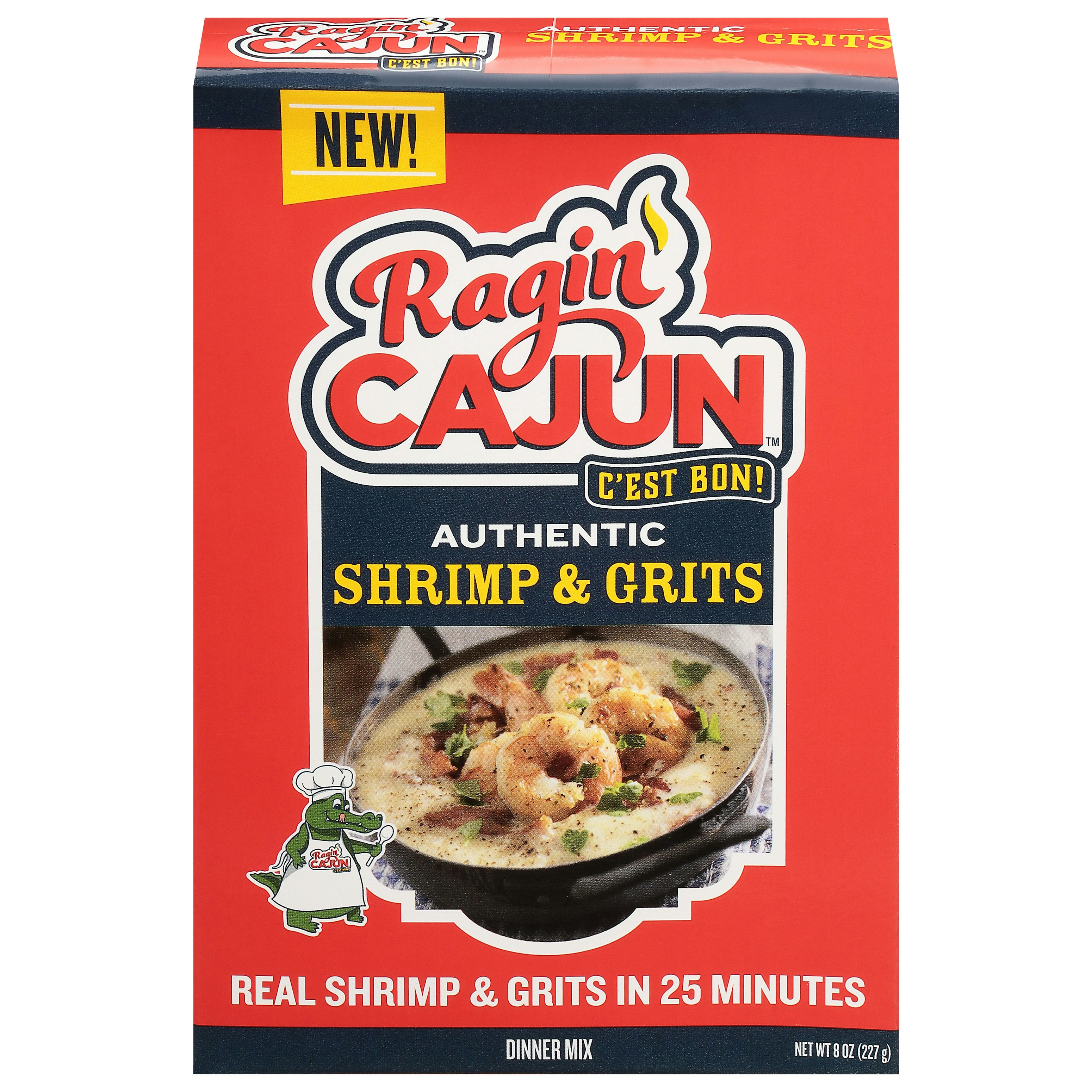 Ragin Cajun Mix Shrimp and Grits 8 oz (Pack Of 12) - Walmart.com
