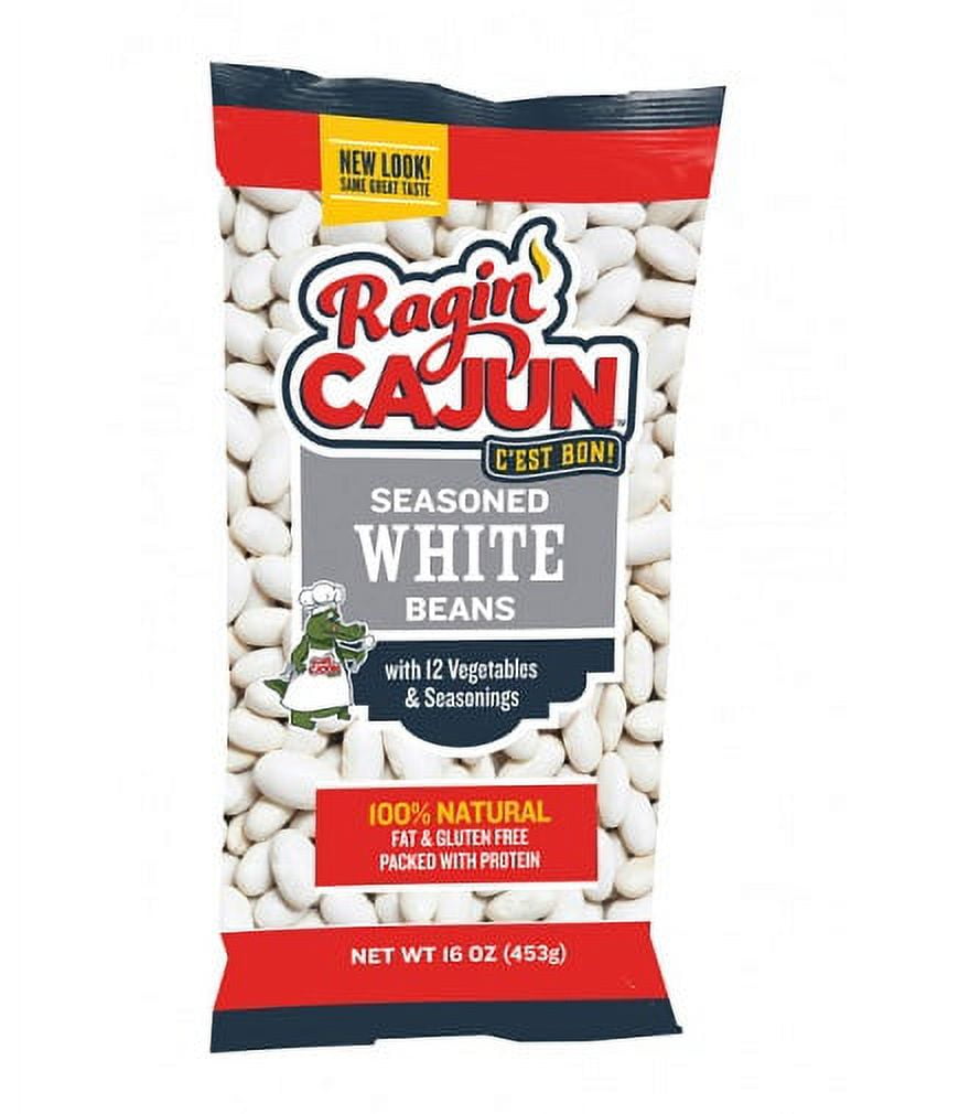 Ragin Cajun Seasoned White Beans - Walmart.com