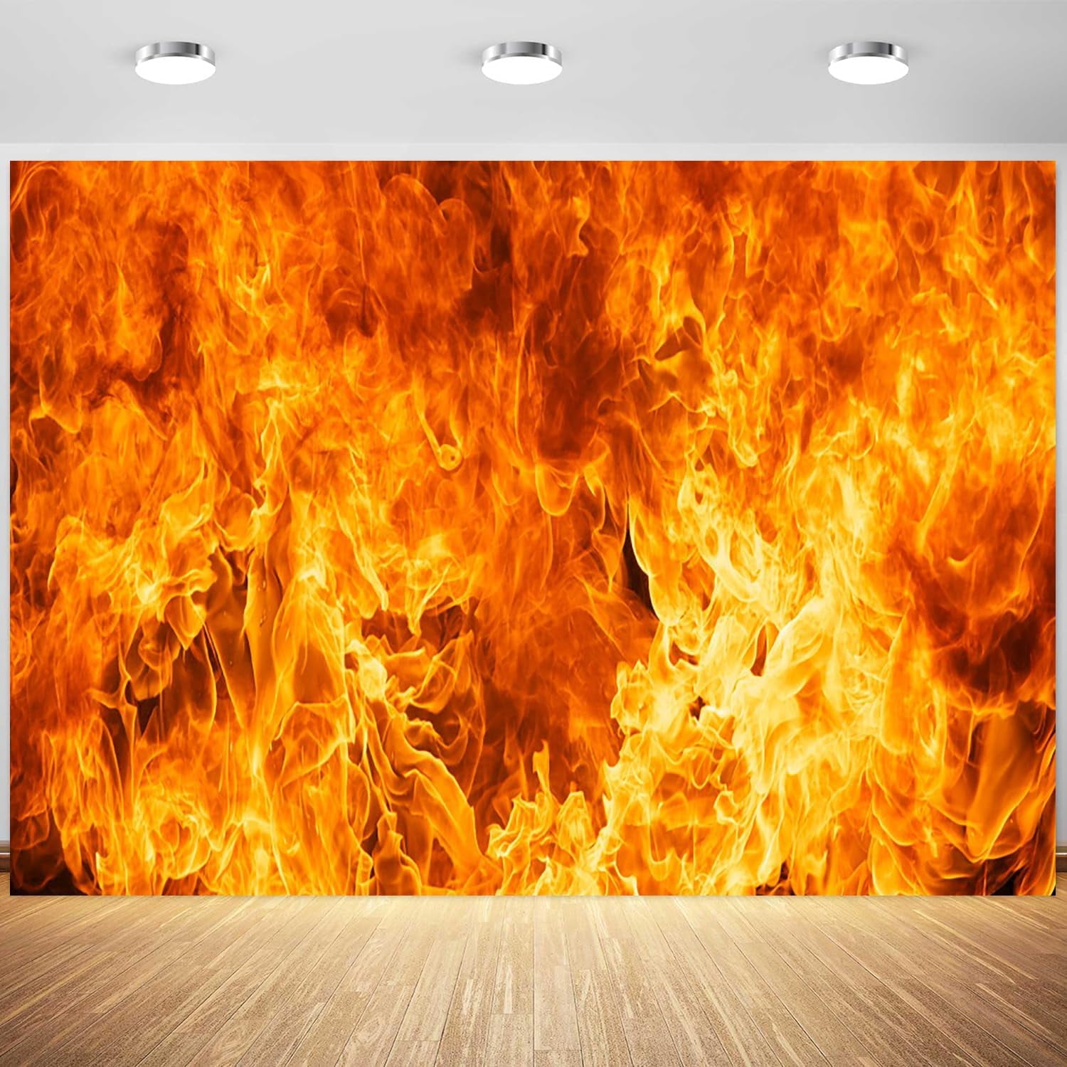 Raging Fire Backdrop Burning Flames Photography Background Fire Fighter ...