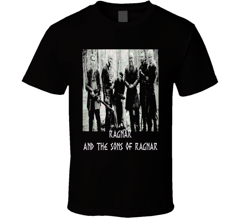 Ragnar and his sons Viking TV series characters fan t-shirt - Walmart.com