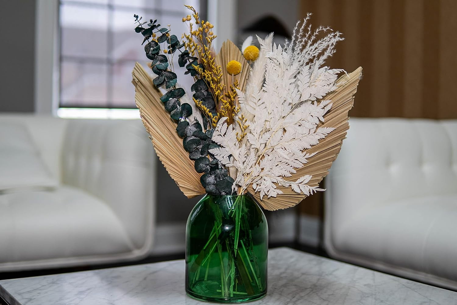 Ragnify Dried Palm Leaves Spear Natural Dried Palm Fans Bohemian Dried ...