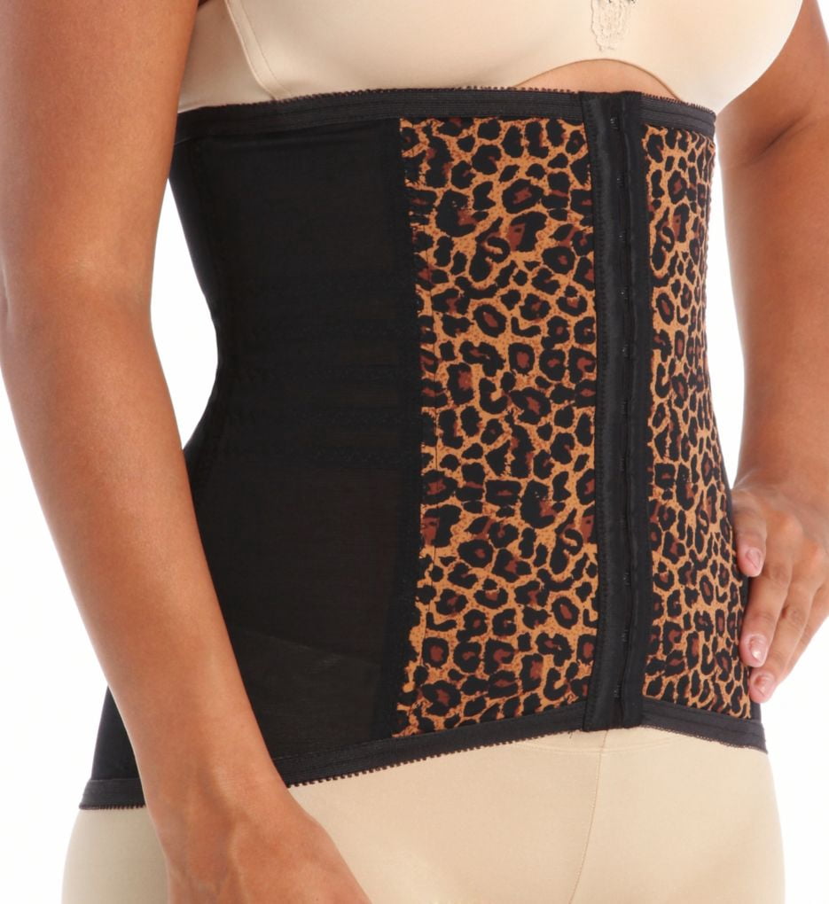 Rago Shapewear High Waisted Waist Cincher Leopard Lg - Walmart.com