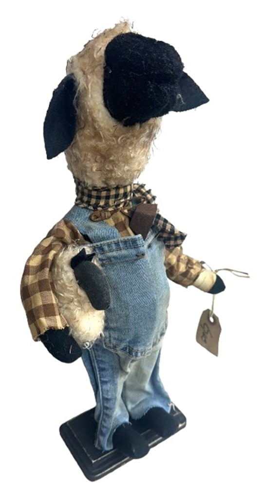 Rags A. Muffin Handmade Folk Art Gus Sheep Carrying a Lamb 17 Inches ...