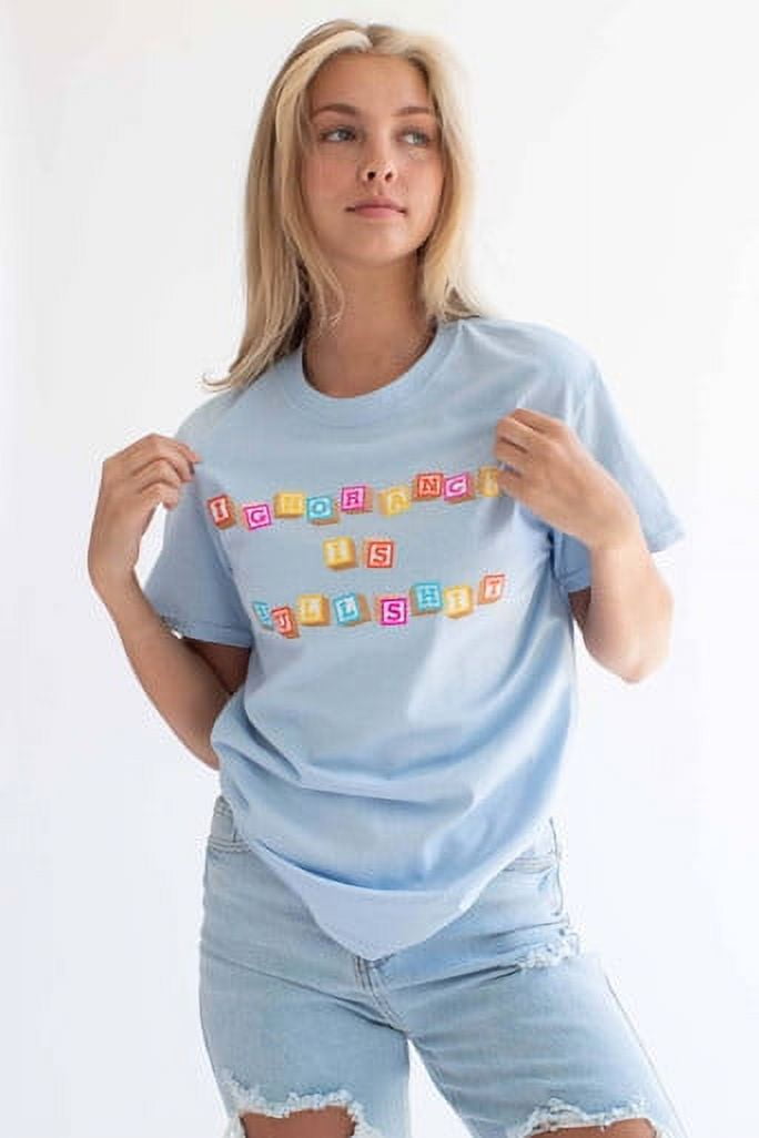 Ragstock Ignorance is Bullshit T-Shirt - Walmart.com