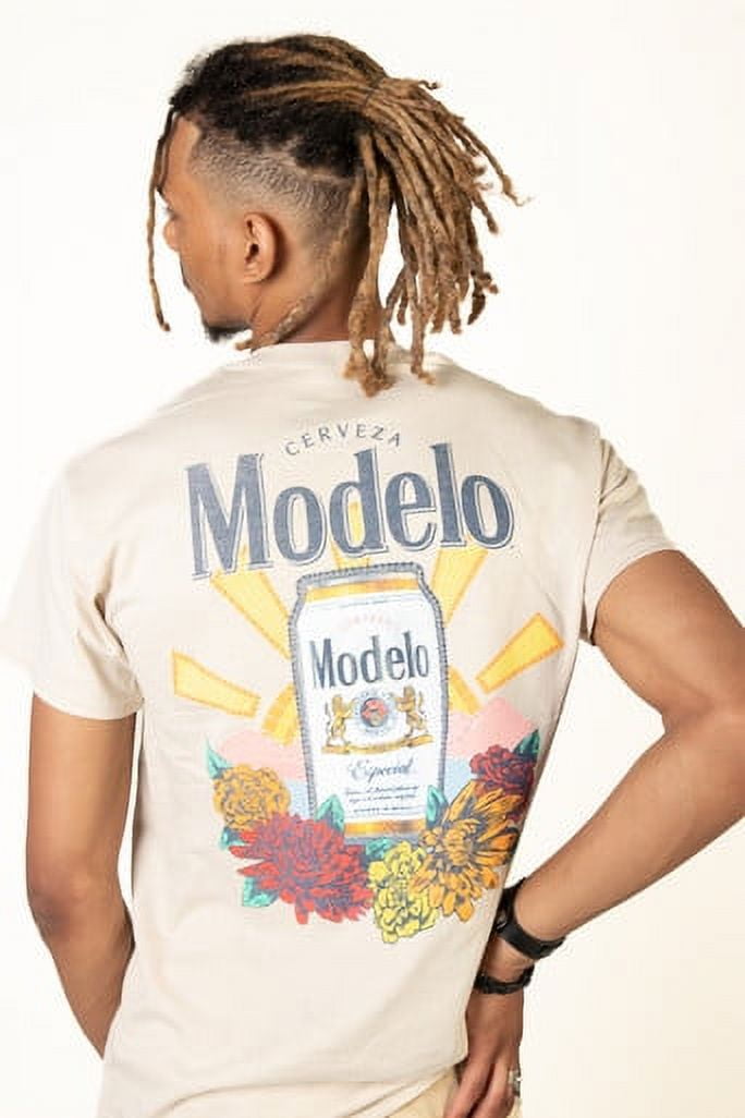 Modelo Flowers T-Shirt - Cerveza Especial Beer Graphic Tee - Walmart.com