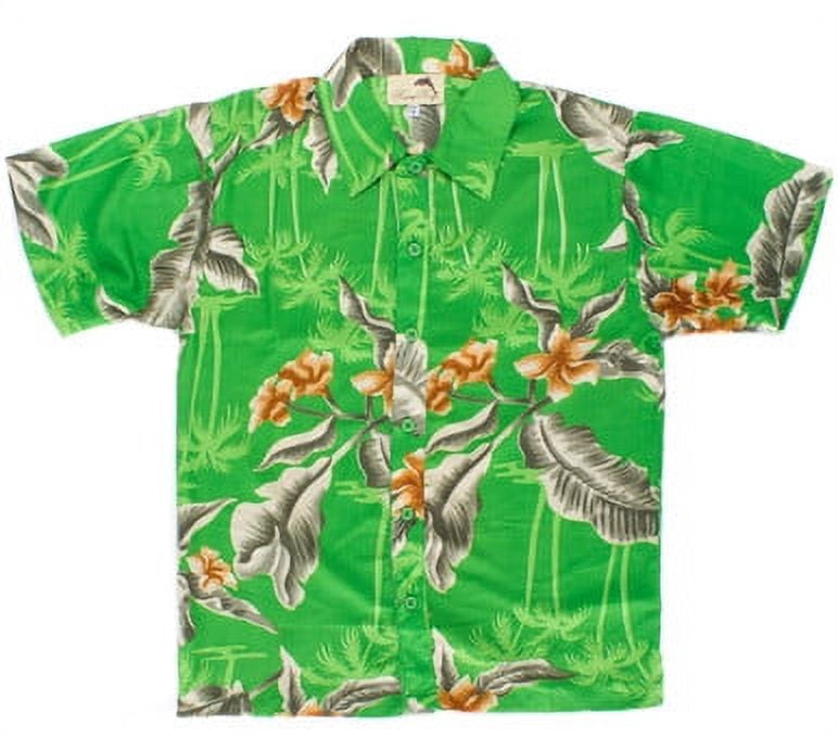 Ragstock Upside Down Palm Tree Print Hawaiian Shirt - Walmart.com