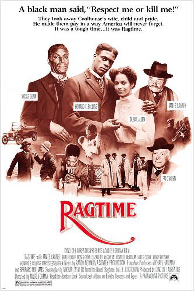 Ragtime Movie Poster Debbie Allen Moses Gunn James Cagney Racial Story ...