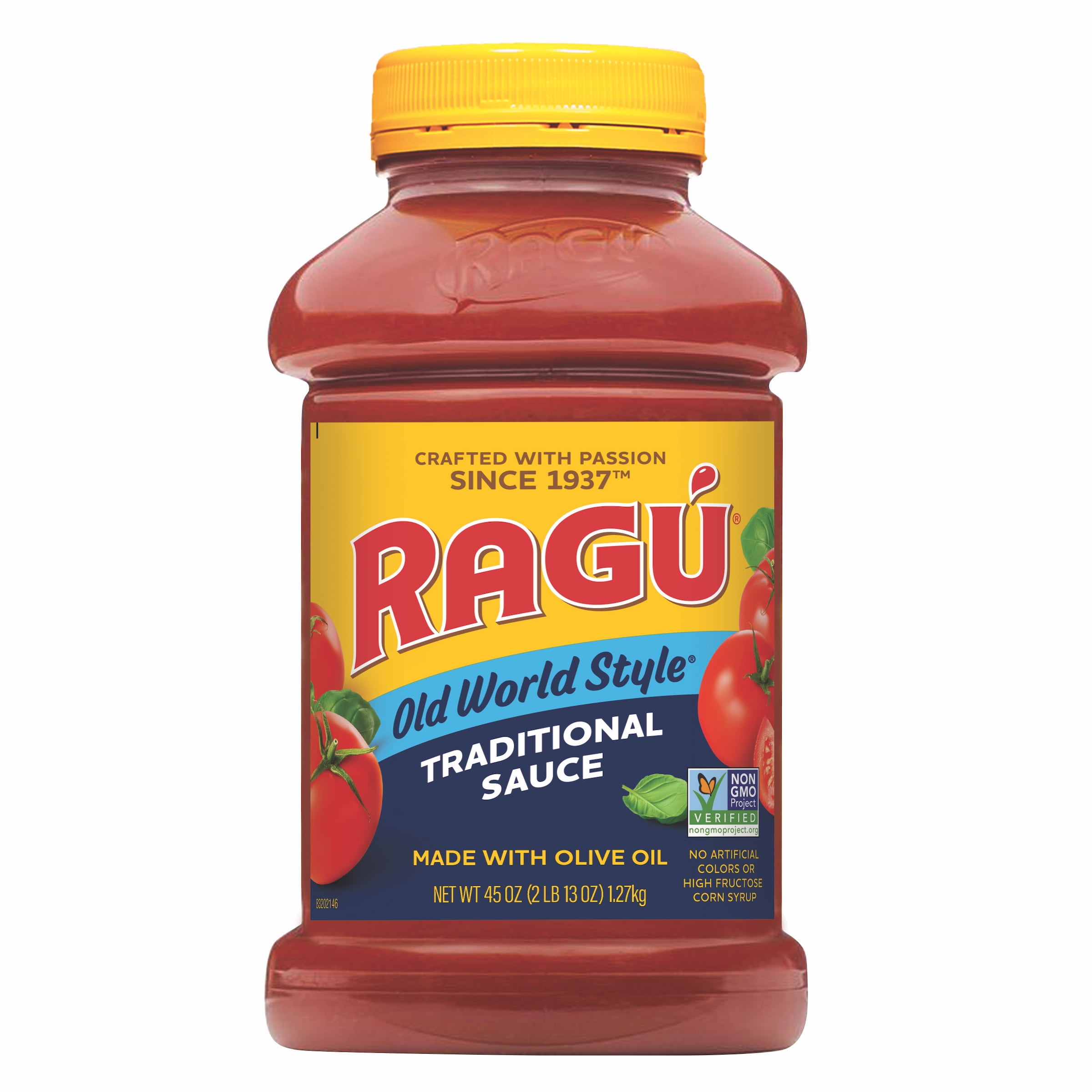 Ragu Old World Style Traditional Pasta Sauce, Made with Olive Oil, 45 ...
