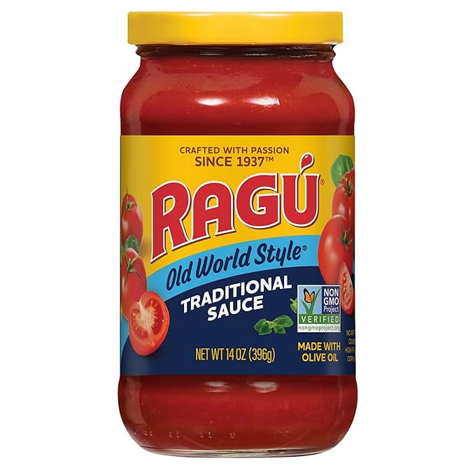 Ragu Old World Style Traditional Sauce, Made with Olive Oil, Perfect ...