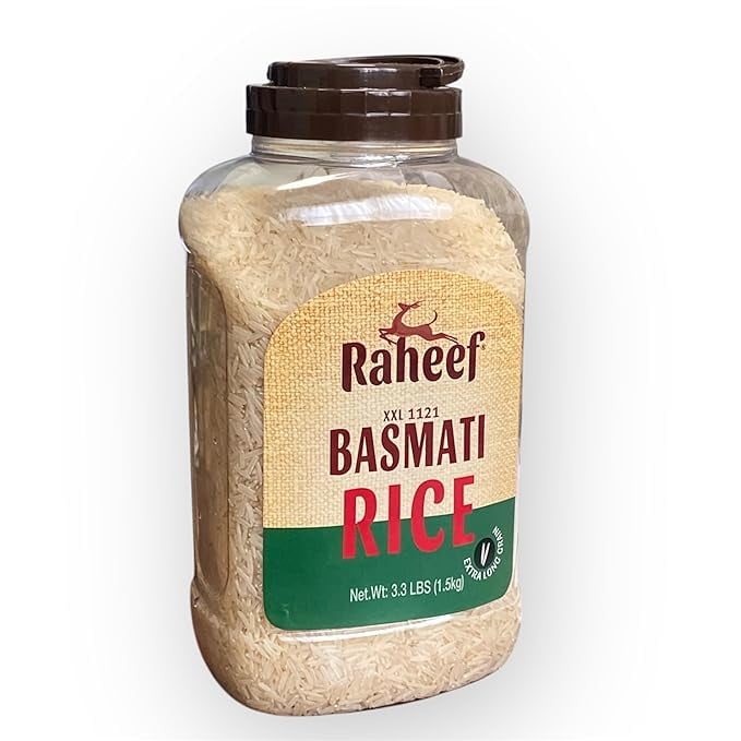 Raheef Extra Long Basmati Rice Sella 3.3 lbs - Walmart.com