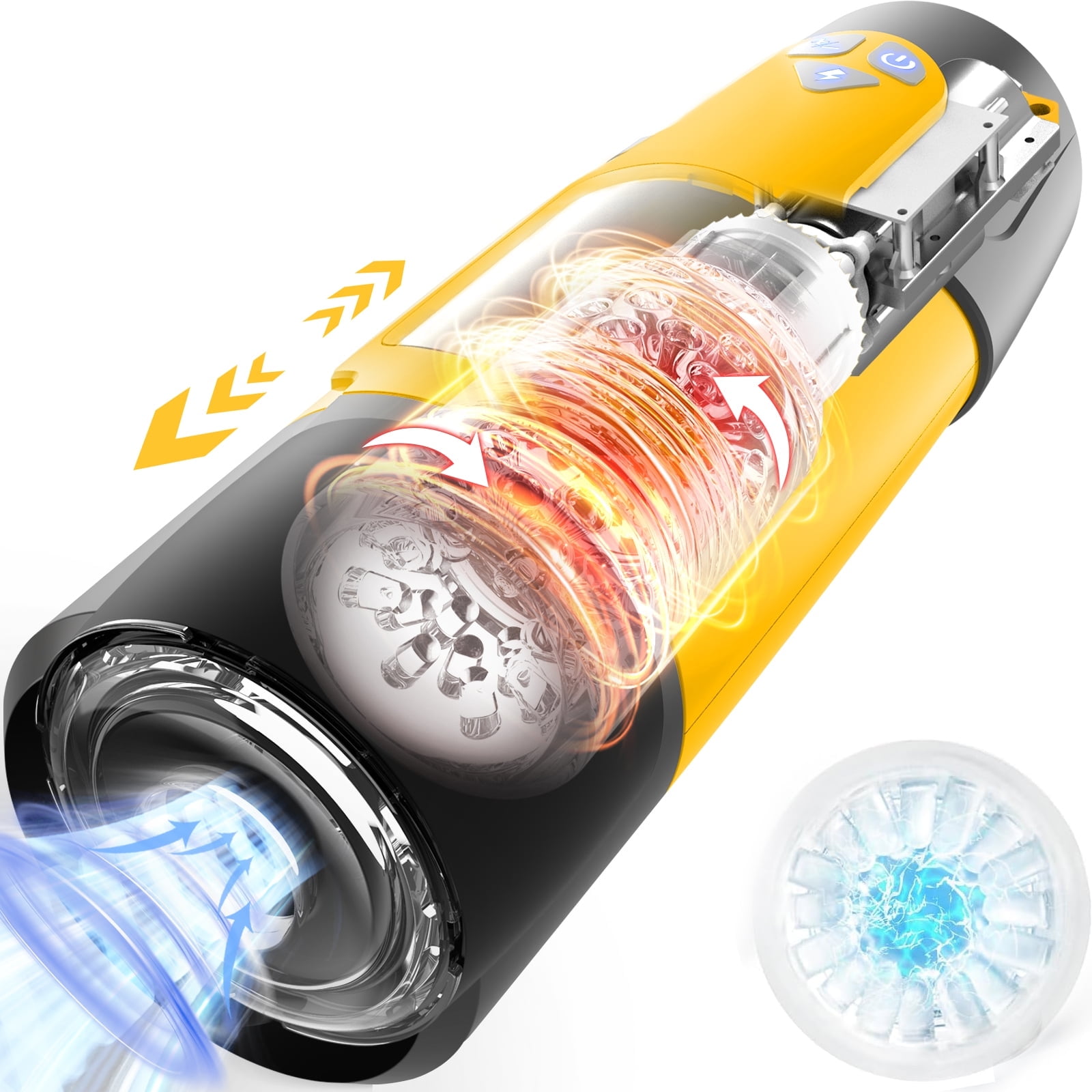 Rahmay Adult Sex Toy Automatic Male Masturbators Cup, Male Sex Toy with ...