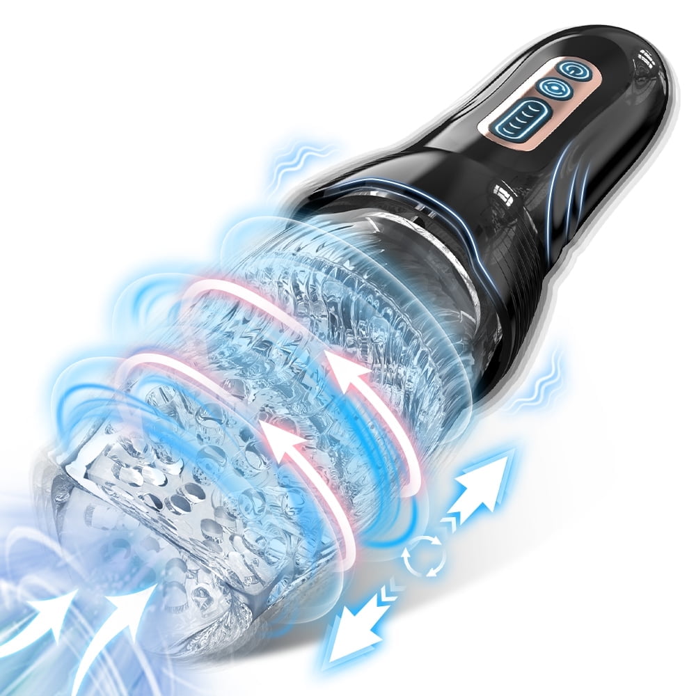 Automatic Male Masturbator with 5 Thrusting & Rotating & 10 Vibrating ...