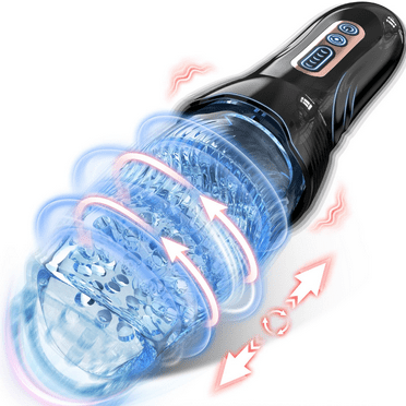 Adam & Eve 5.9" Triple Chamber Ball Drainer Masturbator for Men ...