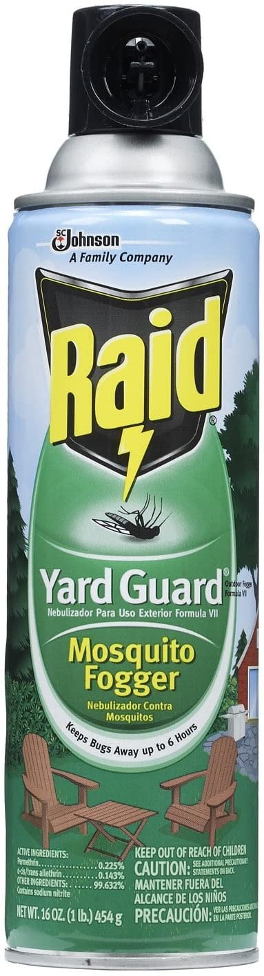 SC Johnson Yard Guard Outdoor Fogger - Insecticide Spray for Mosquitoes ...