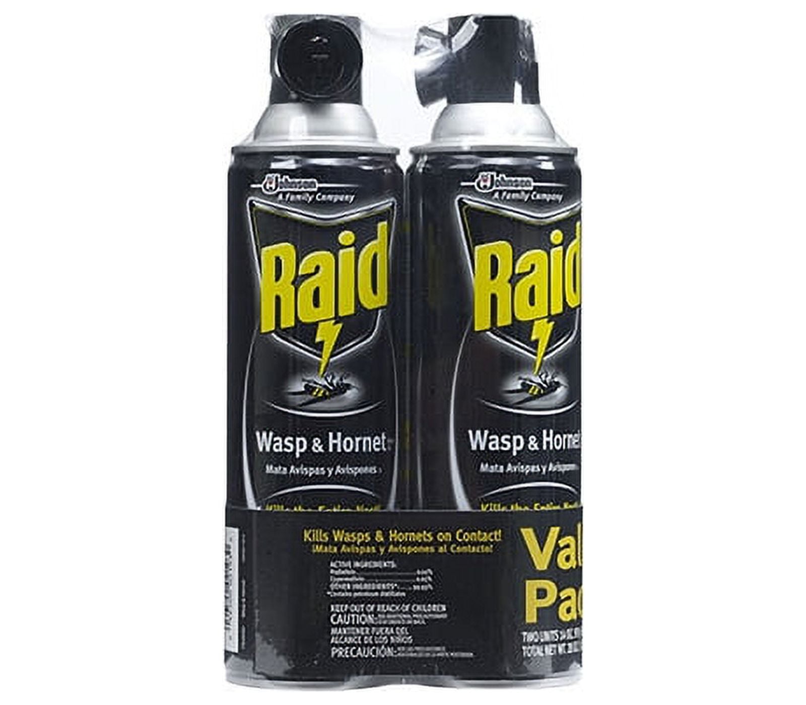 Raid 74918 2 Pack 14 Ounce Wasp Killer - Walmart Business Supplies