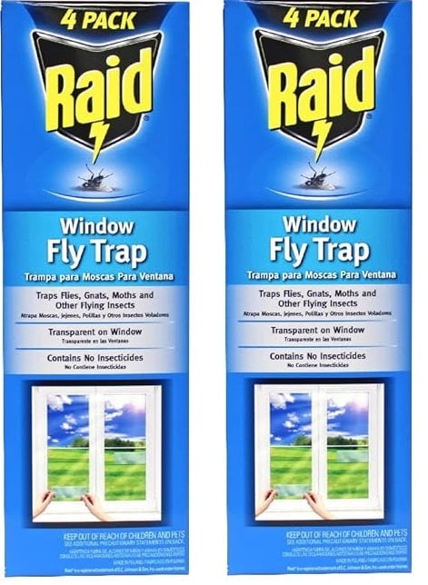 Raid 8PK-FTRP RAID 8-Count Disposable Window Fly Traps - Quantity of 2 ...