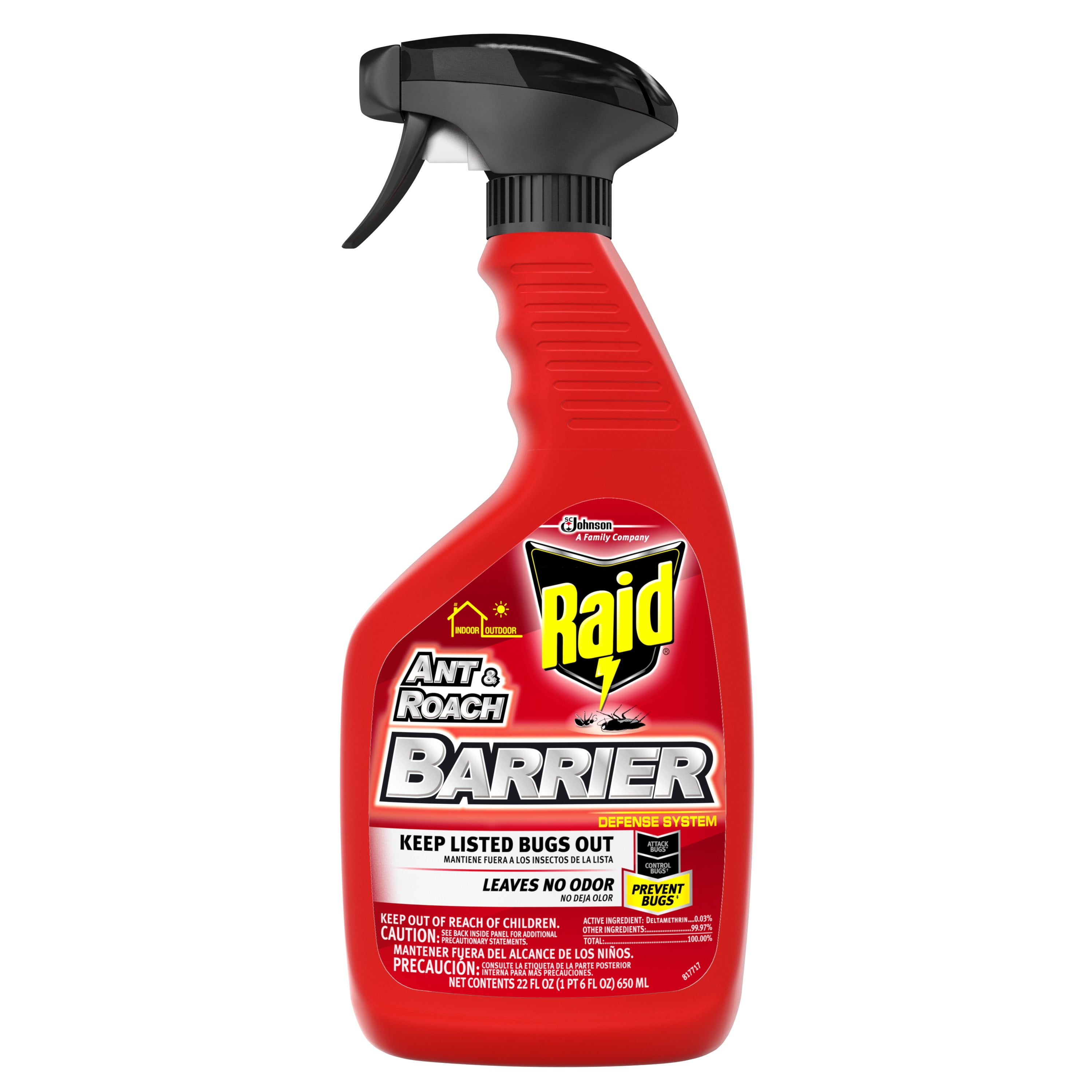 Raid Ant & Roach Barrier 22 Fluid Ounces - Walmart Business Supplies