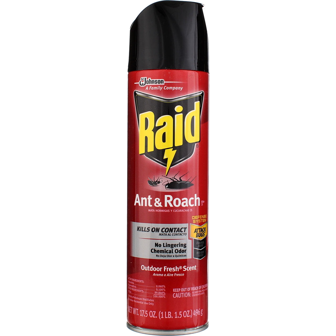 Raid Ant & Roach Killer 26, Outdoor Fresh Scent, 17.5 oz, Pack of 6 ...