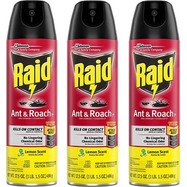 Hot Shot Lemon Scent Ant & Roach Plus Germ Killer 2, 17.5 oz - Walmart.com