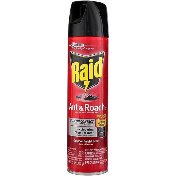 Raid Ant & Roach Outdoor Fresh Scent - 12 oz (Pack of 3) - Walmart ...
