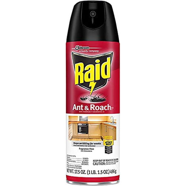 Raid Ant and Roach Killer Fragrance, 17.5 oz, 6 Pack - Walmart Business ...