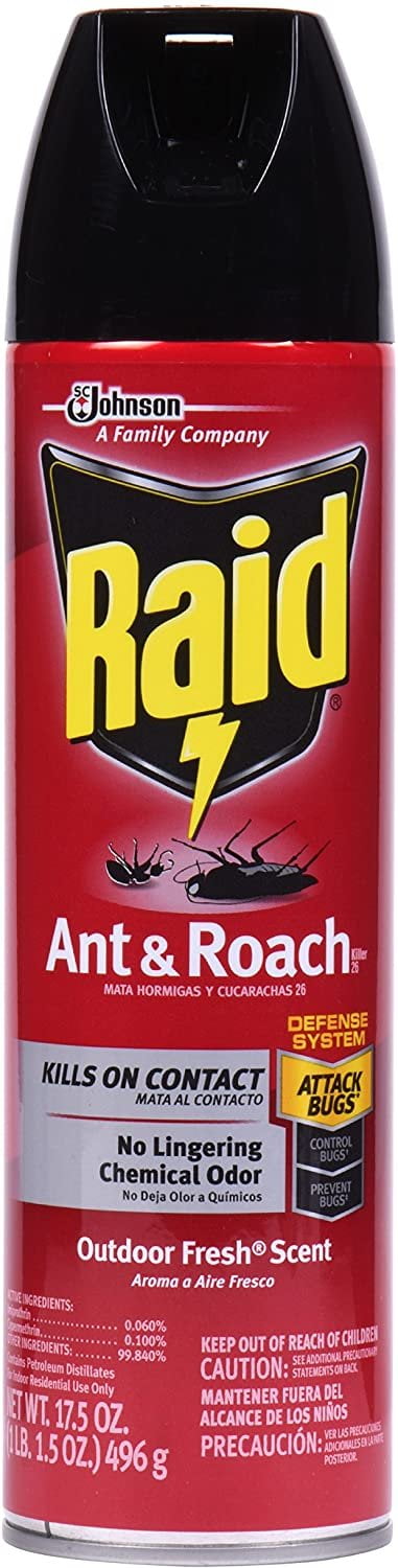 Raid Ant and Roach Killer Outdoor Fresh, 17.5-Ounce Cans - Walmart.com