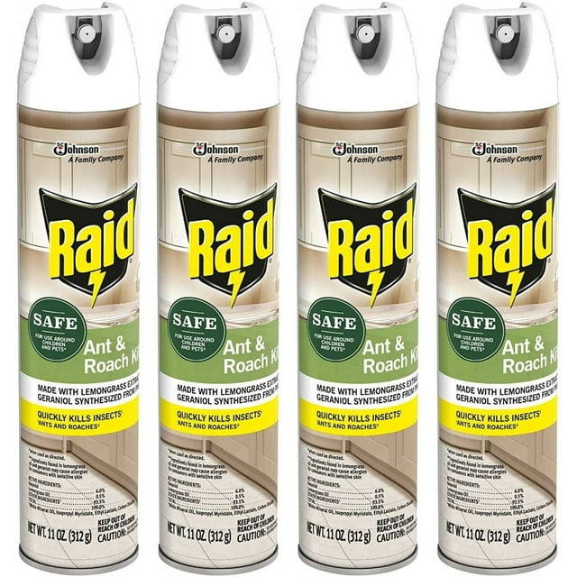 Raid Ant and Roach Killer, Home Bug Indoor Spray, Pet Friendly, with ...