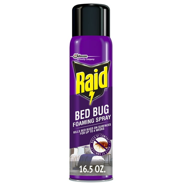 Raid Bed Bug Killer Foaming Spray, Treatment to Kill Pyrethroid-resistant Bed Bugs, 16.5 oz ...