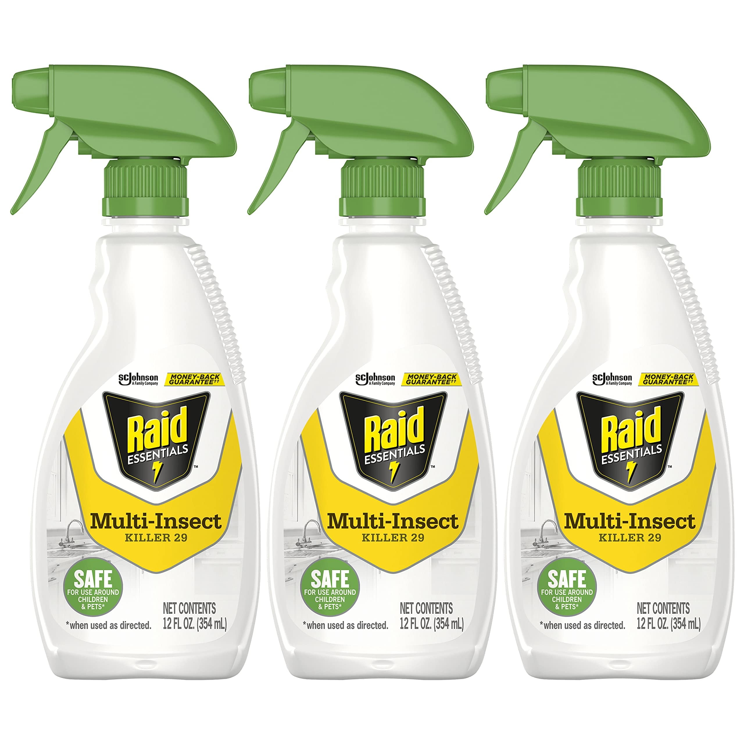 Raid Essentials Multi-Insect Killer, Safe for Kids and Pets, Indoor Use ...