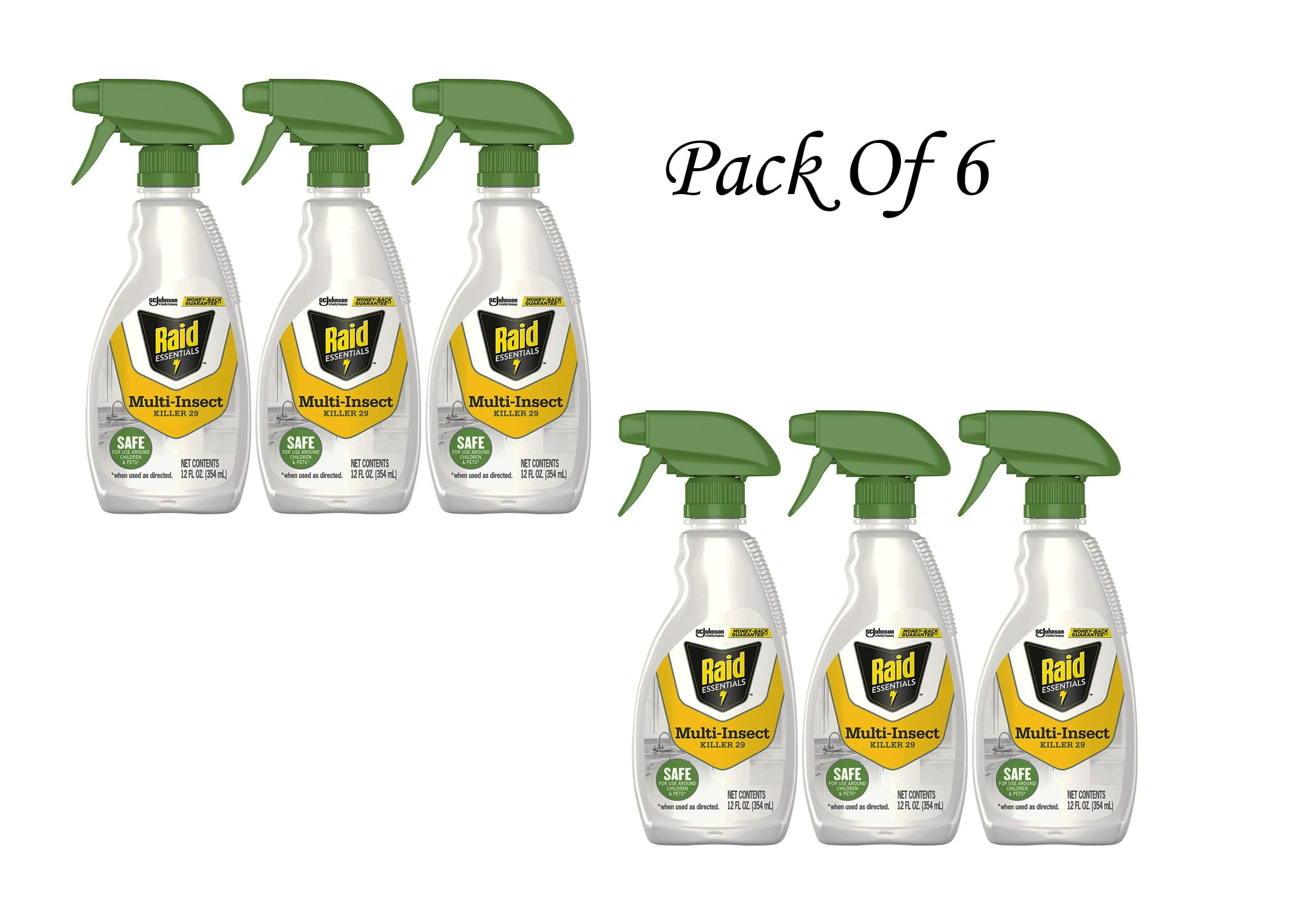 Raid Essentials Multi-Insect Killer Spray Bottle, Child & Pet Safe, for ...