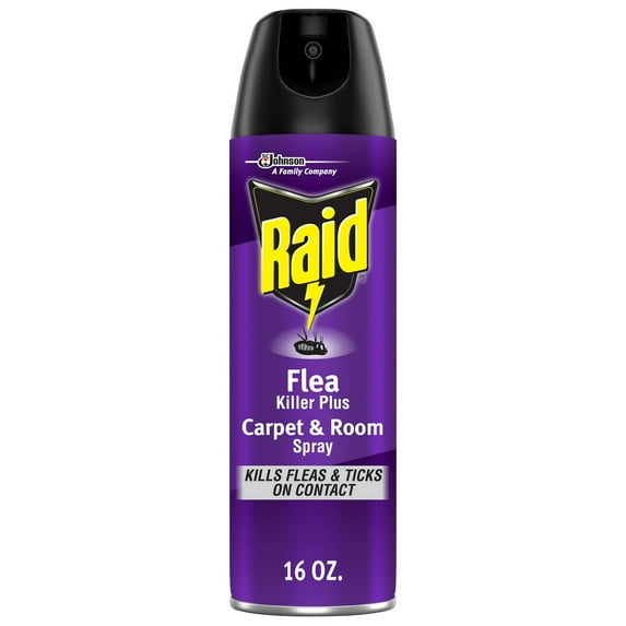 Raid Flea Killer Carpet and Room Spray, 16 oz (Pack of 4) - Walmart.com