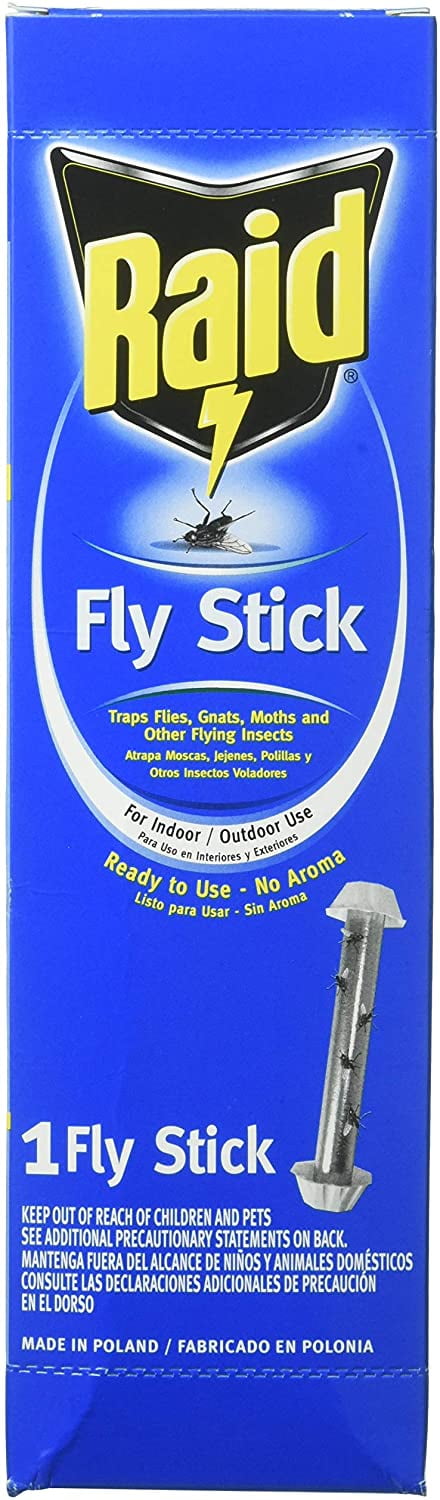 Raid Fly Stick Trap, Traps Flying Insects - Walmart.com